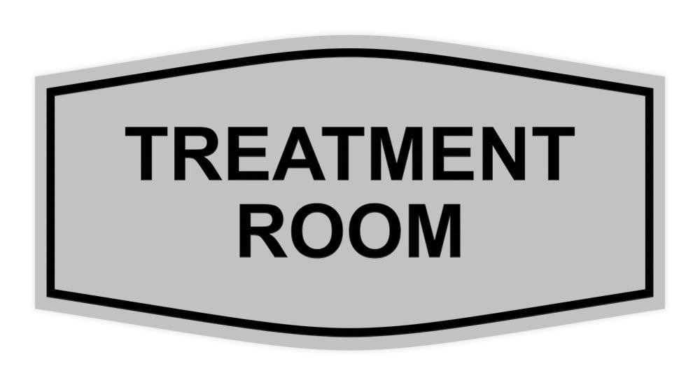 Signs ByLITA Fancy Treatment Room Sign (Lt Gray) - Small - Walmart.com