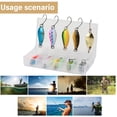 10Pcs Fishing Spoons Lures Sequins Baits Casting Fishing Lures Baits ...