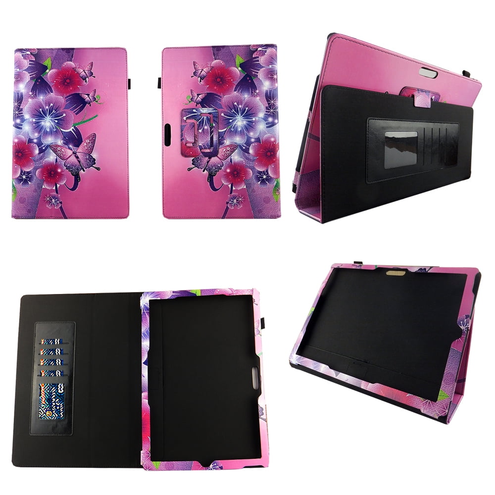 Butterfly Flower Pink Case for Microsoft Surface Pro 2017 Surface Pro 4 ...