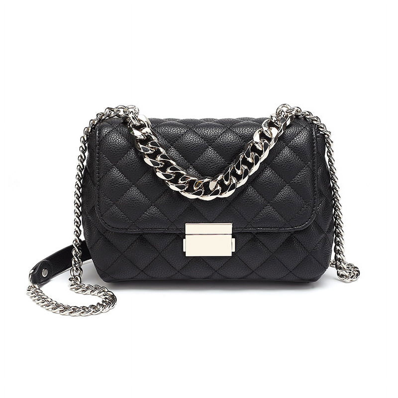 Click here for Hongchun Leather Quilted Shoulder Handbags Classic... prices