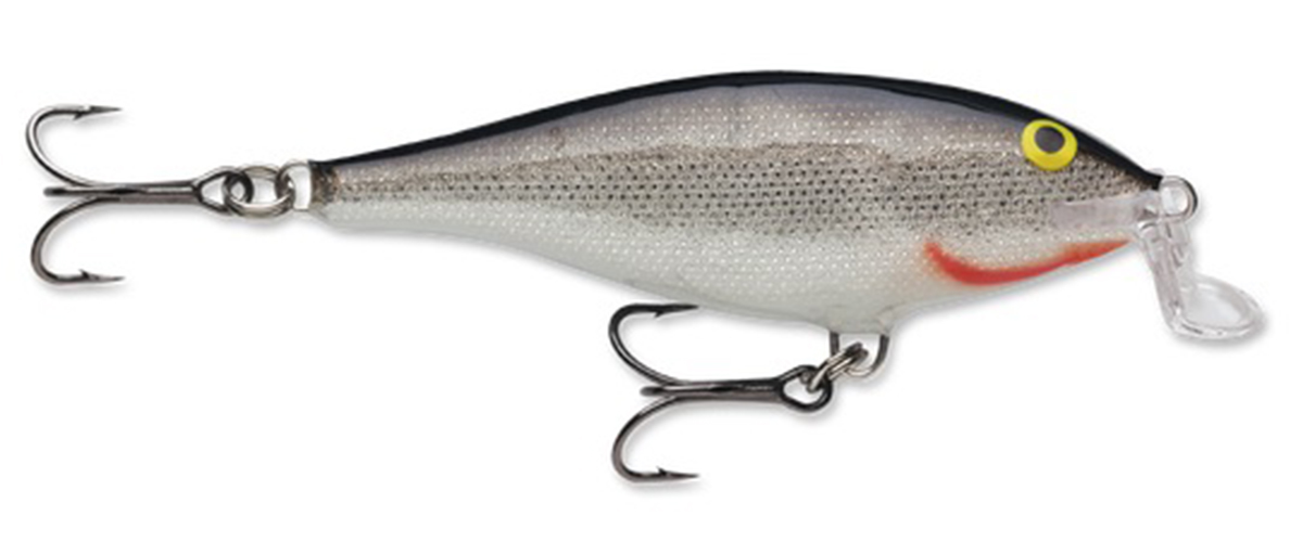 Rapala Shallow Shad Rap 07 Fishing Lure 2.75" 1/4oz Silver - Walmart.com