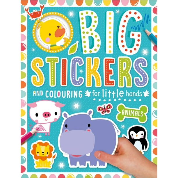 Big Stickers for Little Hands Animals, Big Stickers Animals 24 page ...
