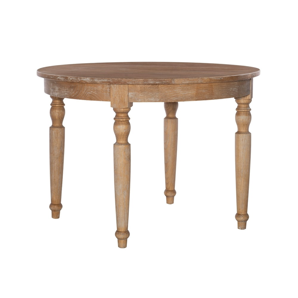 Linon Belfort Round Table, Light Natural Brown, 30 inches Tall ...