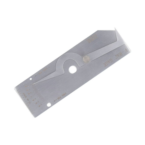 Single Welding Gauge, V-WAC Inch Inspection Gauges Clear Scale High ...
