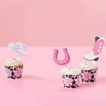 Big Dot of Happiness Rodeo Cowgirl - Cupcake Decoration - Pink Western ...