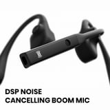 AfterShokz OpenComm Bone Conduction Bluetooth Headset, Noise-Canceling ...