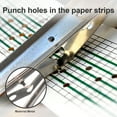 Masteelf Paper Punch Music Box Tape Hole Punch 15-note 30-note Strip ...