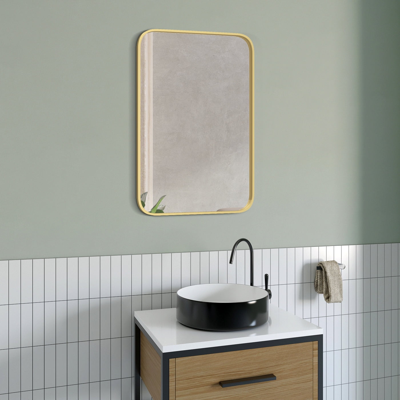 Clinton Rectangular Metal Frame With Round Corner - Walmart.com