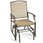 Mainstays Highland Knolls Glider Chair in Padded Pebblestone Stria ...