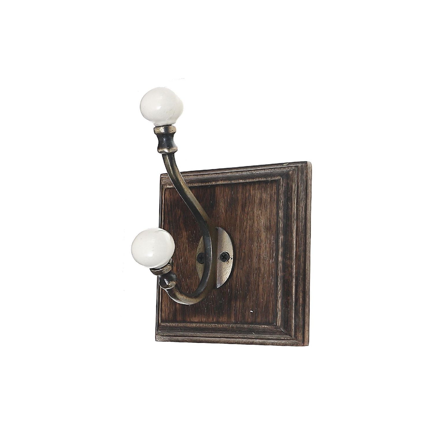 Click here for Ih Casadécor Antique Brass Hook With Ivory Knob On... prices