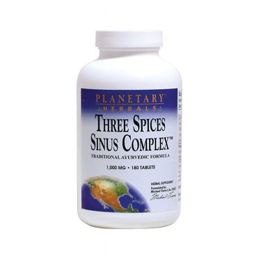 Planetary Herbals Three Spices Sinus Complex Tablets, 90 Ct - Walmart.com