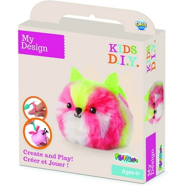 The Orb Factory Make Your Own Fluffables Kit-Pumpkin - Walmart.com