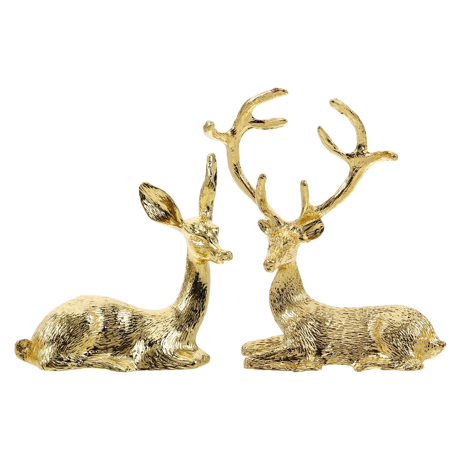 Click here for Miangastore 2pcs Reindeer Resin Statue Reindeer De... prices
