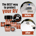 Liquid Rubber RV Roof Coating, Waterproof Elastomeric Sealant, 1 Gal ...