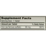 Major FeroSul 325mg Herbal Iron Supplement, Easy-to-Swallow Red Tablets ...