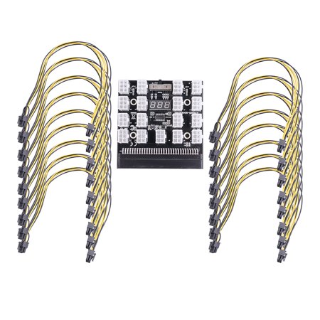 Jinnoda 12V GPU Power Module Breakout Board + 17x6 Pin to 8 Pin Power ...