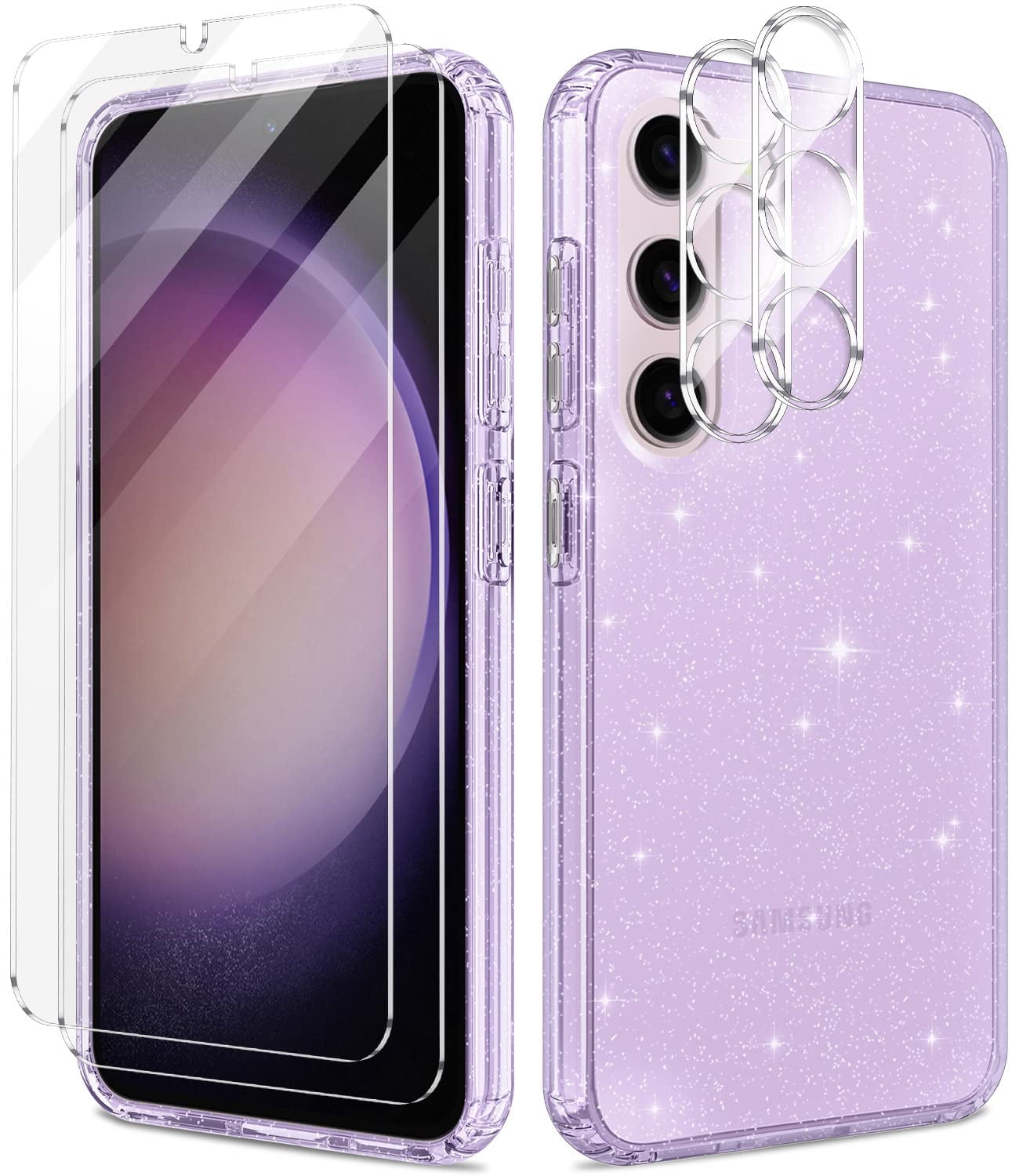 Casetego for Samsung Galaxy S23 Case,with 2 Screen Protector + 2 Camera ...