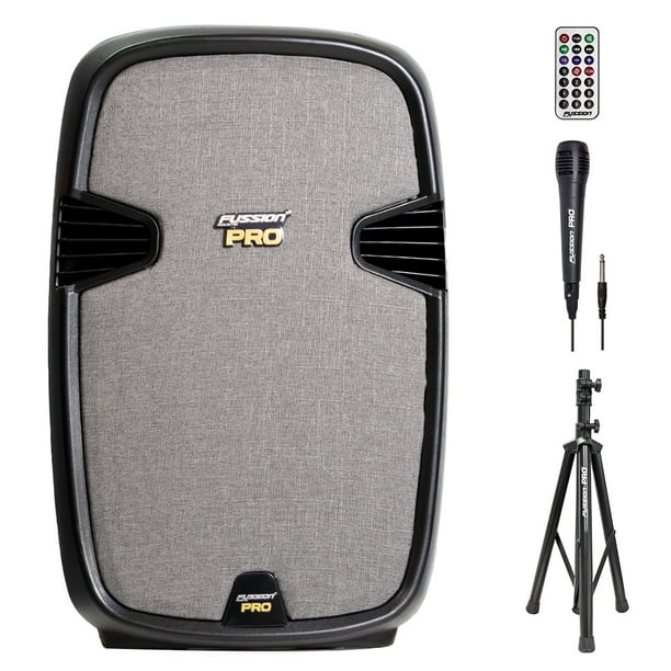 Bafle Recargable 15 Fussion Acustic PBS-1004C Incluye Micrófono Alámbrico y Tripié | Walmart en ...