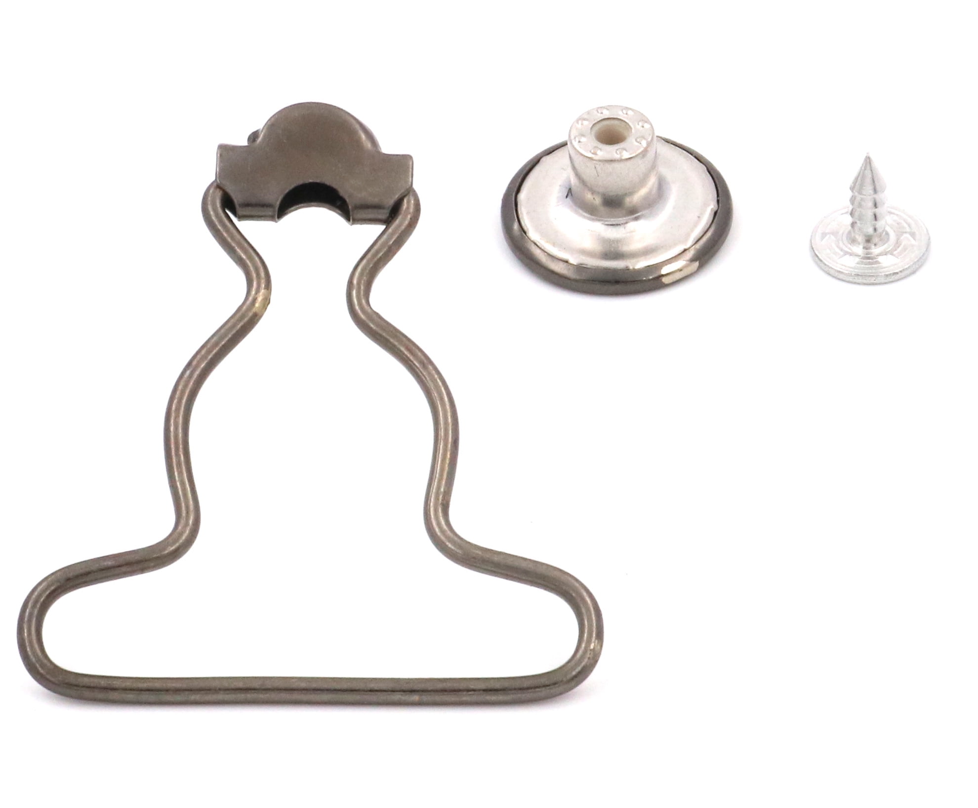 Fenggtonqii Overall Suspender Dungaree Buckles Fastener with No-Sew ...