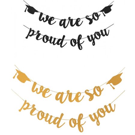 Congratulations Graduation We are So Proud of You Graduation Party ...