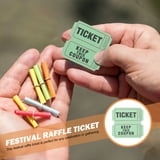 100pcs Raffle Tickets Party Game Raffle Tickets Festival Universal ...