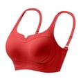 BRGZLK Bras for Women 2026 Fashion Solid Color Push Up Full Coverage ...
