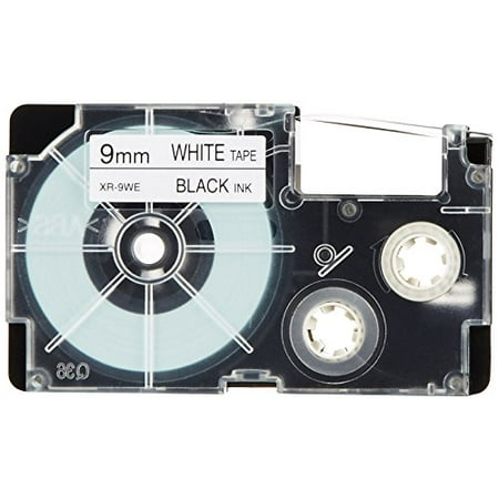 Casio Label Writer Nameland Genuine Tape 9mm XR-9WE-5P-E 5 Black ...