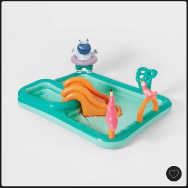 Intex Kids Outdoor Fun Inflatable Rainbow Ring Play Center Pool for ...