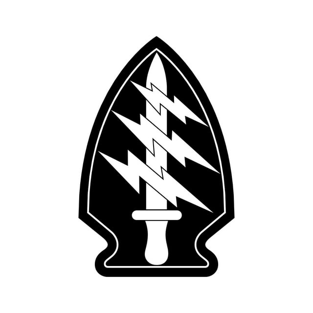 Special Forces Airborne Insignia Sticker Decal Die Cut - Self Adhesive ...