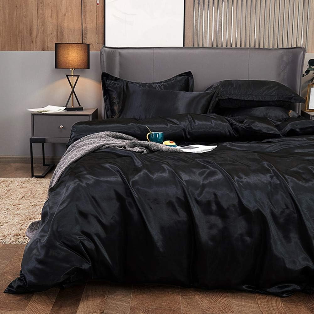 Click here for Siabc-Soft Silky Satin Solid Color 3-Piece Bedding... prices
