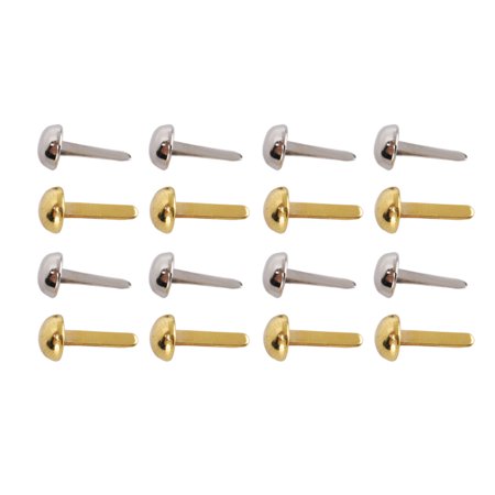 Paper Fasteners, Electroplating Uniform Coating Round Head Mini Brads ...