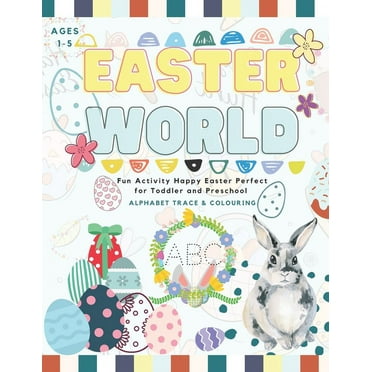 Pencil Control Workbook: Easter Activity Book For Kids, Learn To Draw ...