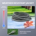 6 Ft Outdoor Extension Cord - 16/3 SJTW Gray Electrical Cable with 3 ...