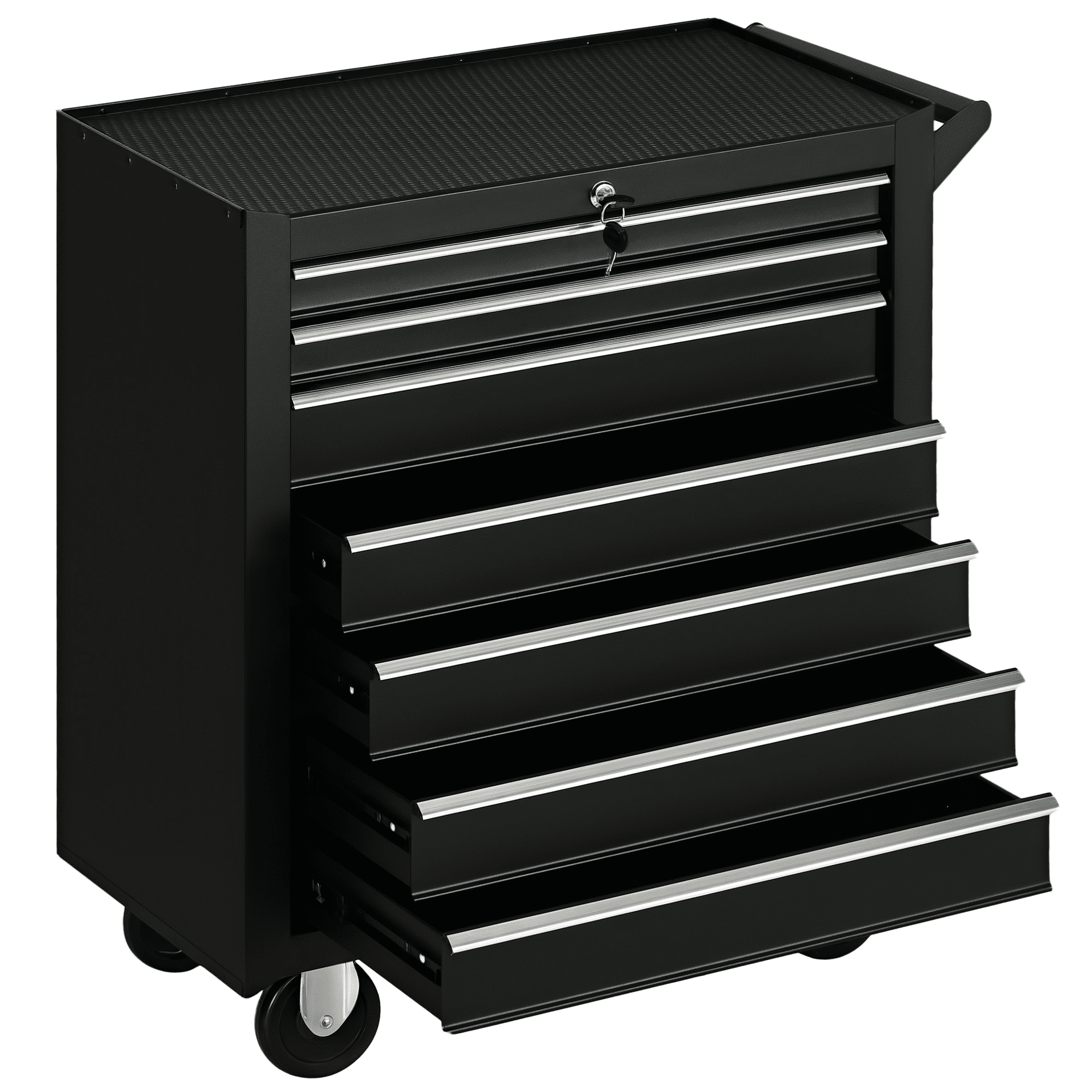 Click here for Homcom 7 Drawer Tool Chest Mobile Lockable Toolbox... prices