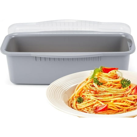 Microwave Noodles Pasta Cooker with Strainer Cooking Box Kitchen ...