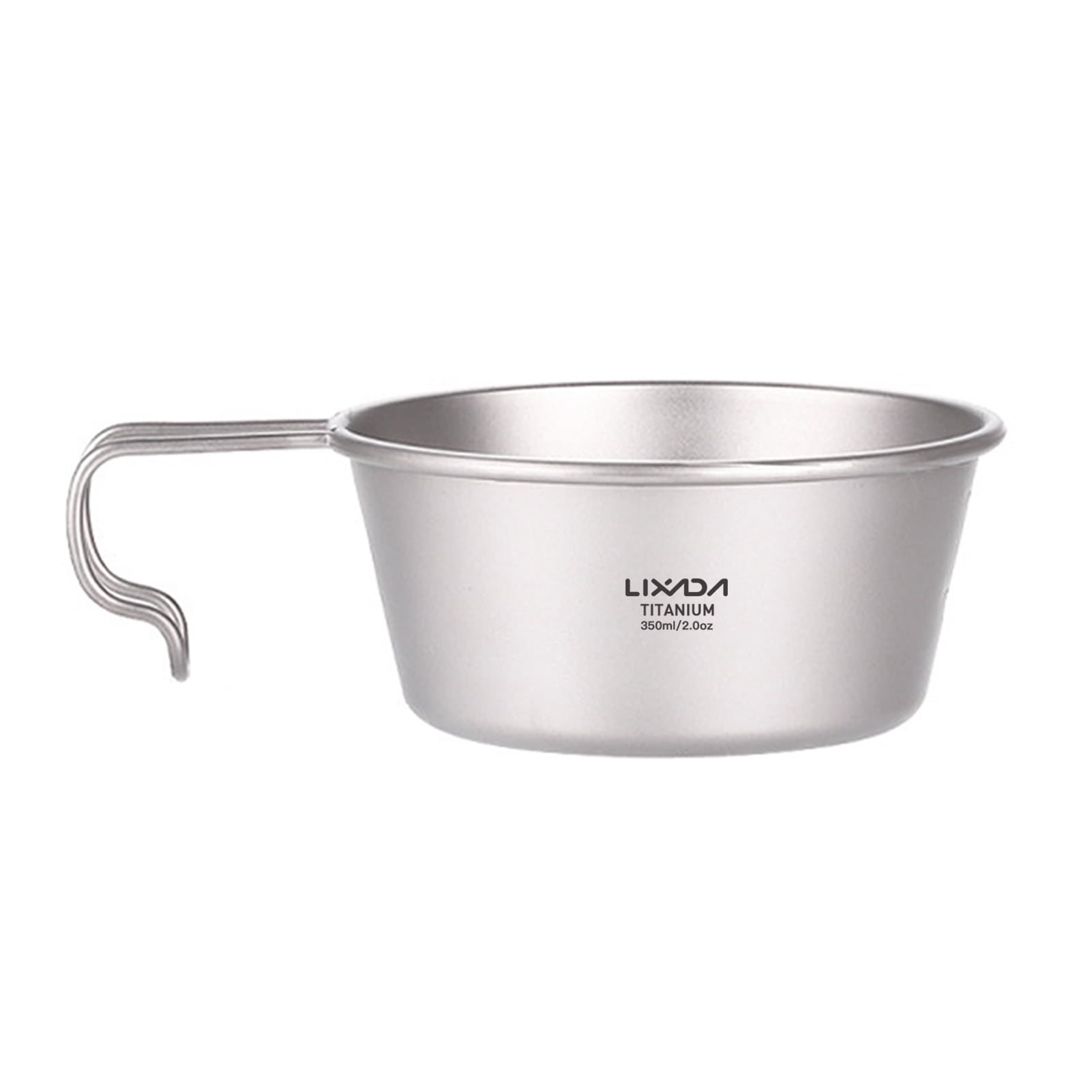 Bol de titanio Cuenco de titanio Lixada de 350ml/520ml con asa ...