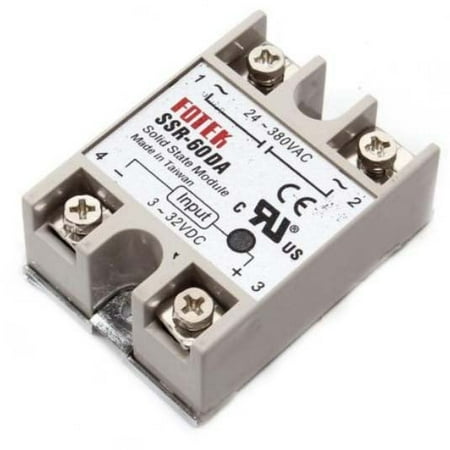 SSR-60DA - RELAY SSDC 3-32V 60A/380VAC CONTROL CURRENT 25MA | Walmart ...