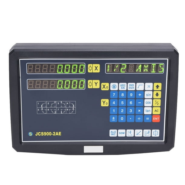 JC AE,JCS900-2AE Readout Scale Display Milling Machine Scale Display Displayfor Linear Scale ...