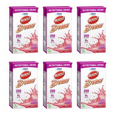 Nestle Boost Soothe Oral Supplement Strawberry Kiwi 8 oz Carton 24 Ct ...