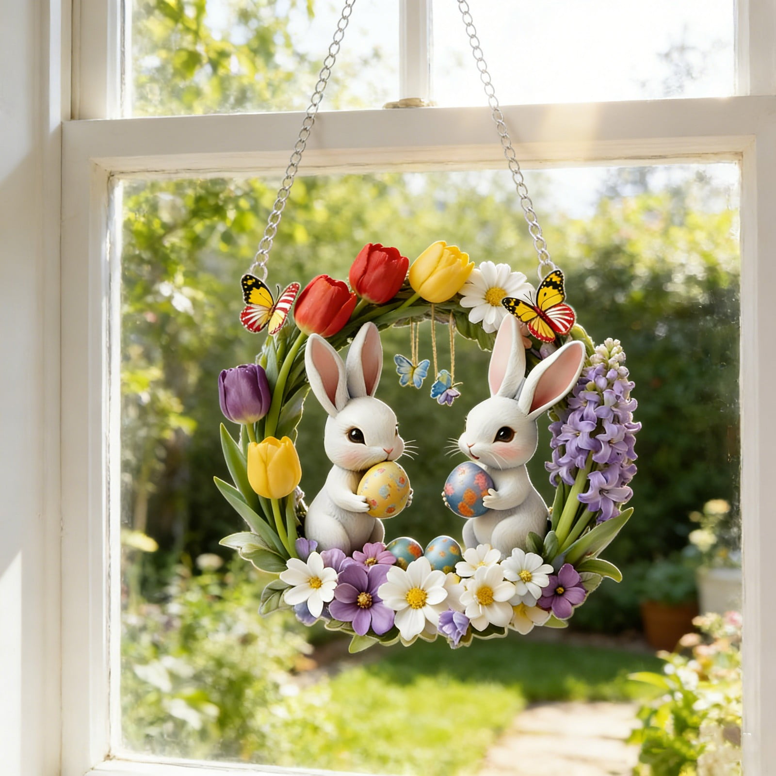 Click here for Qocolhg Indoor Outdoor Easter Decorations For Home... prices