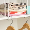 Homerr Storage Partitions Closet Shelf Divider Closet Shelf Organizer ...