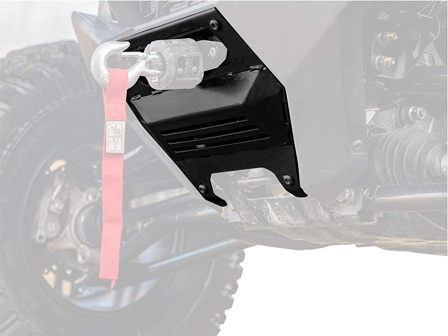 SuperATV Black Ops 6000 lb Winch with Winch Mounting Plate for 2020 ...
