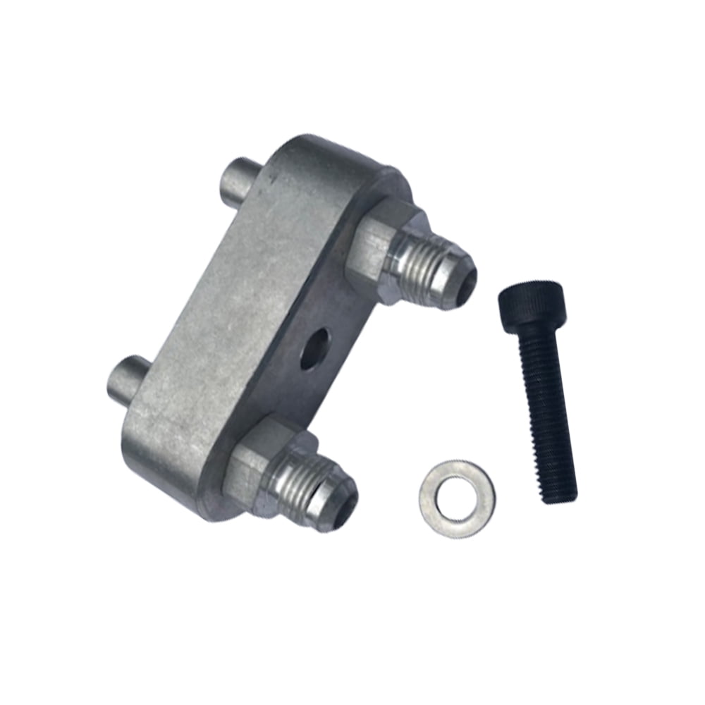 New Oil Cooler Manifold Fitting For Chevy GM Swap 6AN 6L80E 6L90E ...