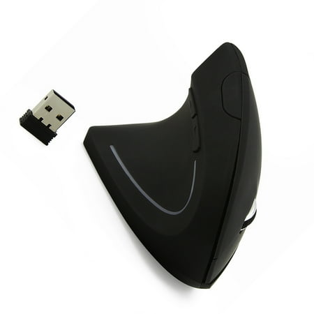 xinxixnxx Universal Computer Wireless Vertical Mouse with USB Receiver ...