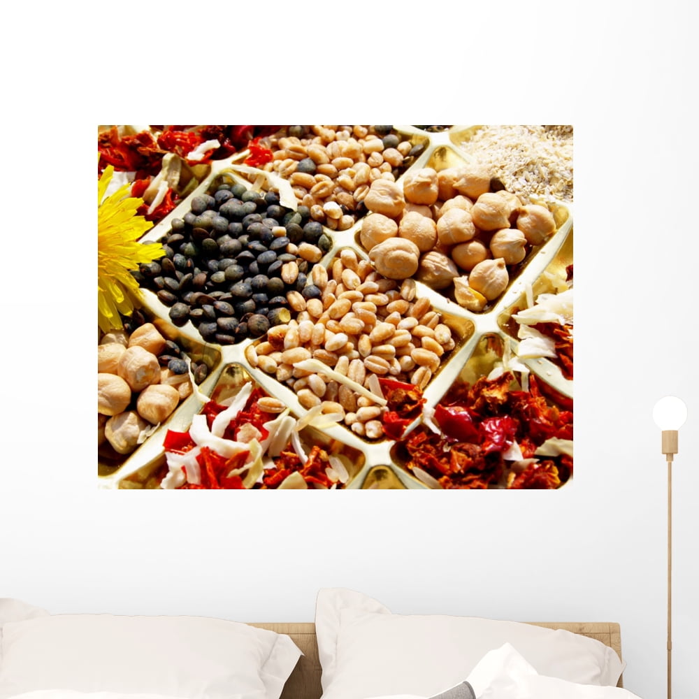 Eat Healthy Seeds Wall Mural by Wallmonkeys Peel and Stick Graphic (36 ...