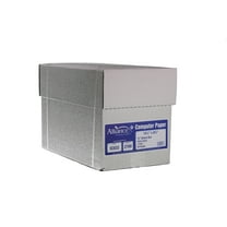 Continuous paper 14 7/8 x 11 Alliance 18lb, ½ inch green bar, 1 part ...
