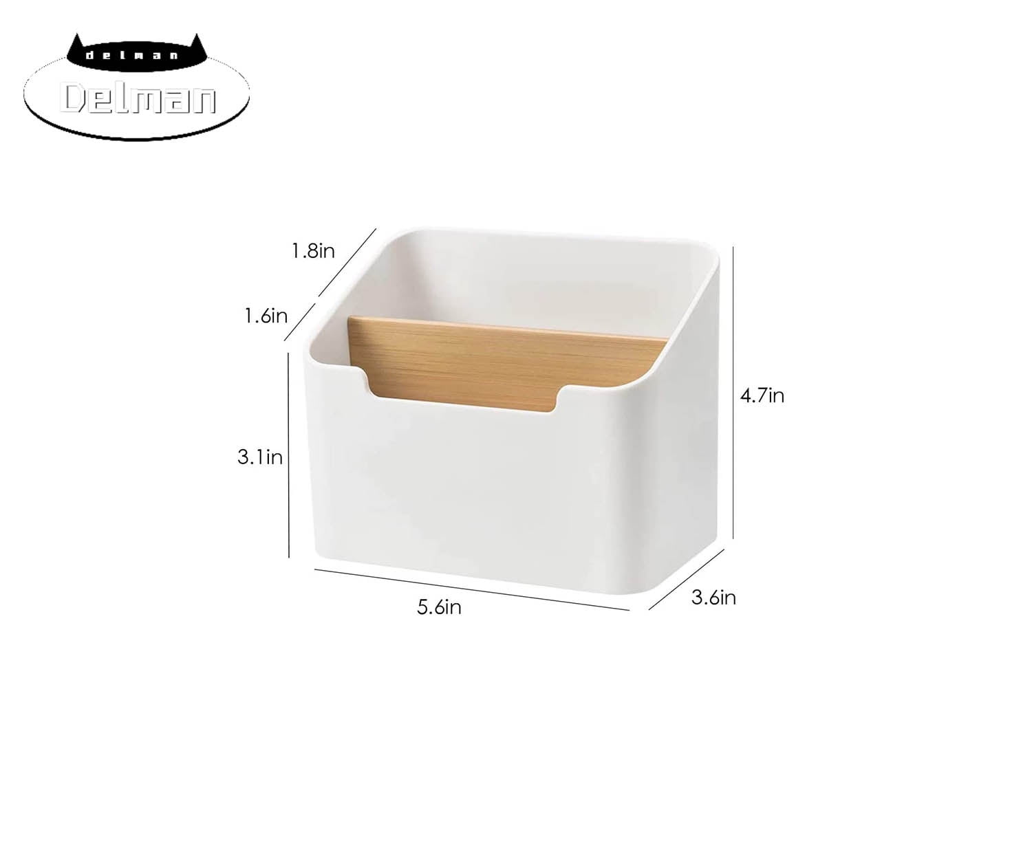 Remote Control Holder Desk Storage Box Office Supplies Organizer Home ...