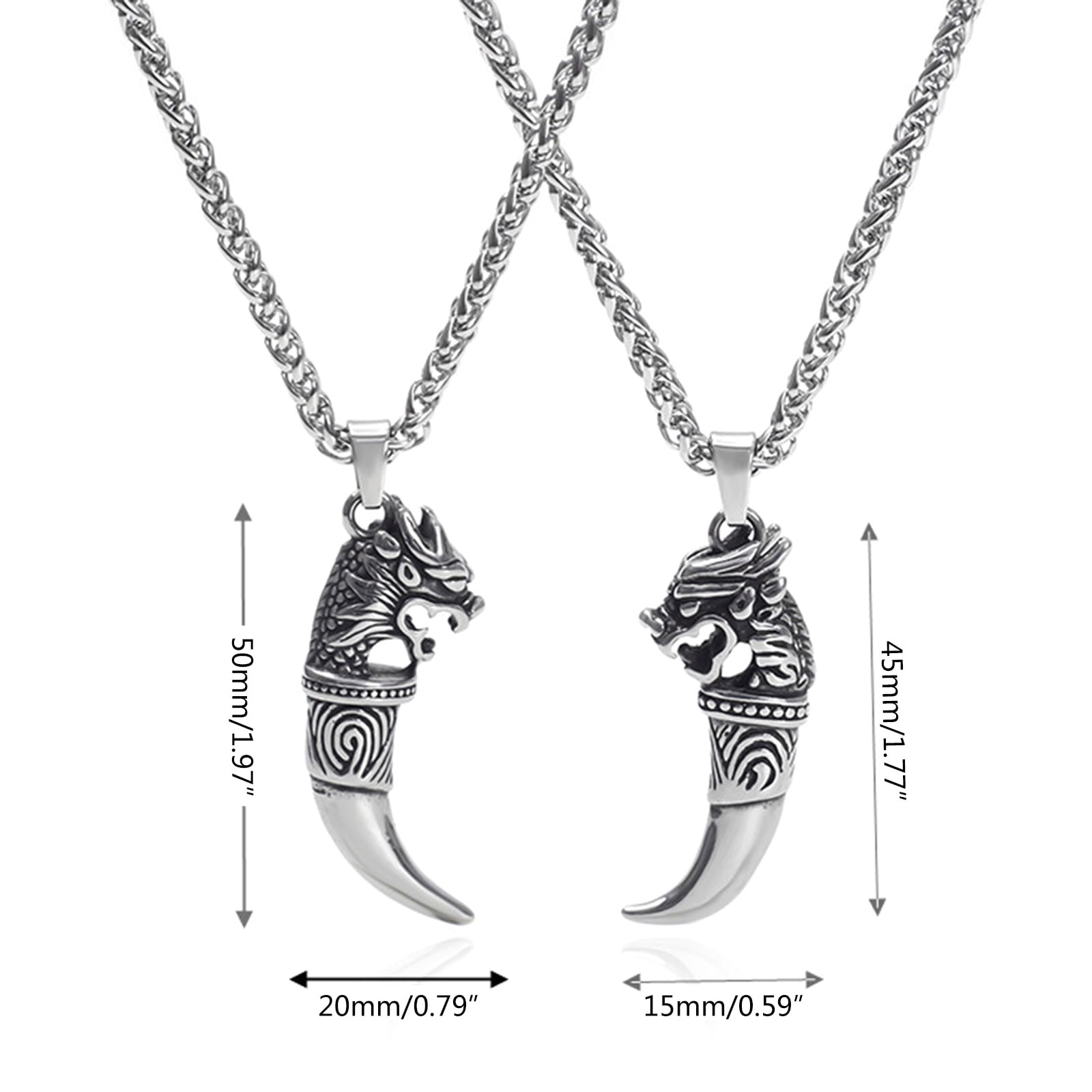 Cool Wolf Necklaces For Men
