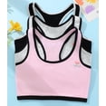 Big Girls' Cotton Training Bras for Girls, Sports Bra Yoga Bra for ...