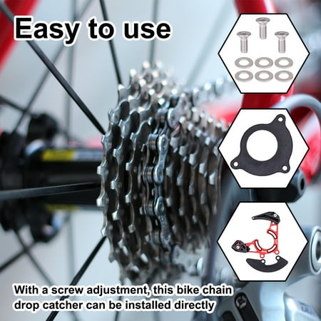 Bicycle Chain Guide Single Disc Aluminum Alloy Drop Mount Tensioner ...